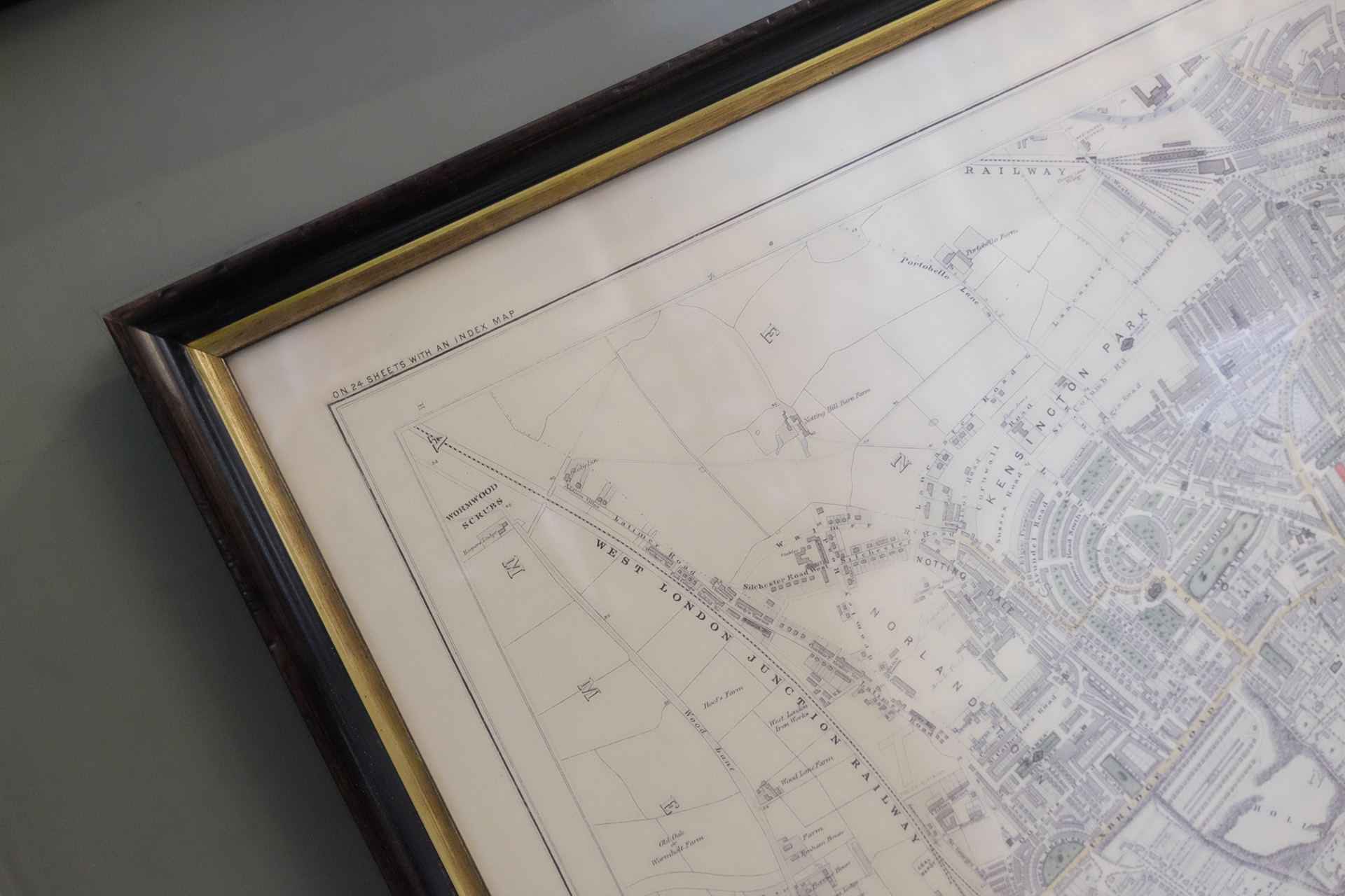 Stanford Map Thames - Picture UK