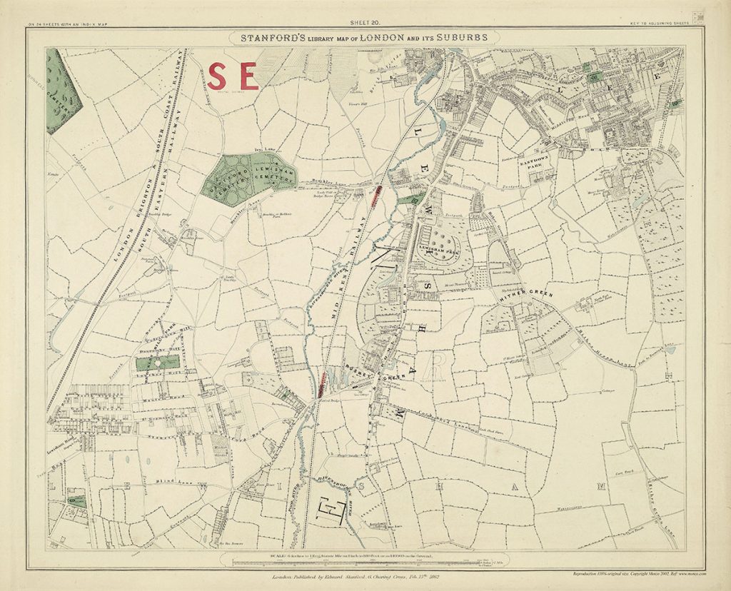 Stanford Map Sheet 20 - Picture UK