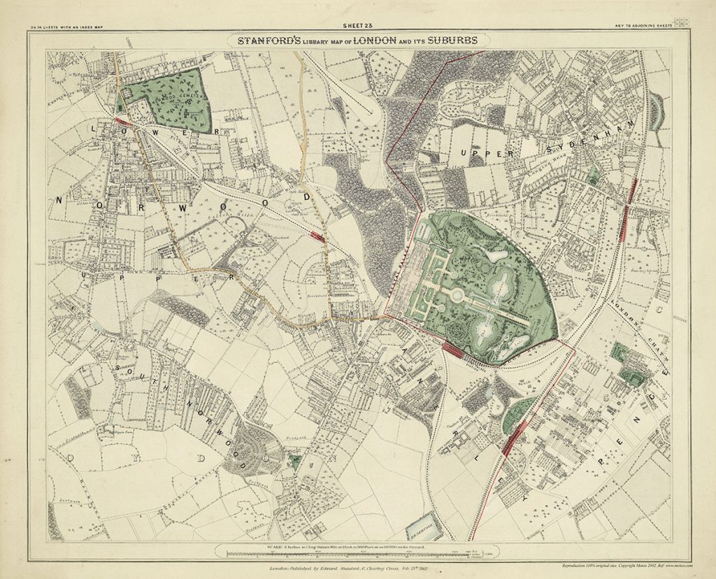 Stanford Map Sheet 23 - Picture UK
